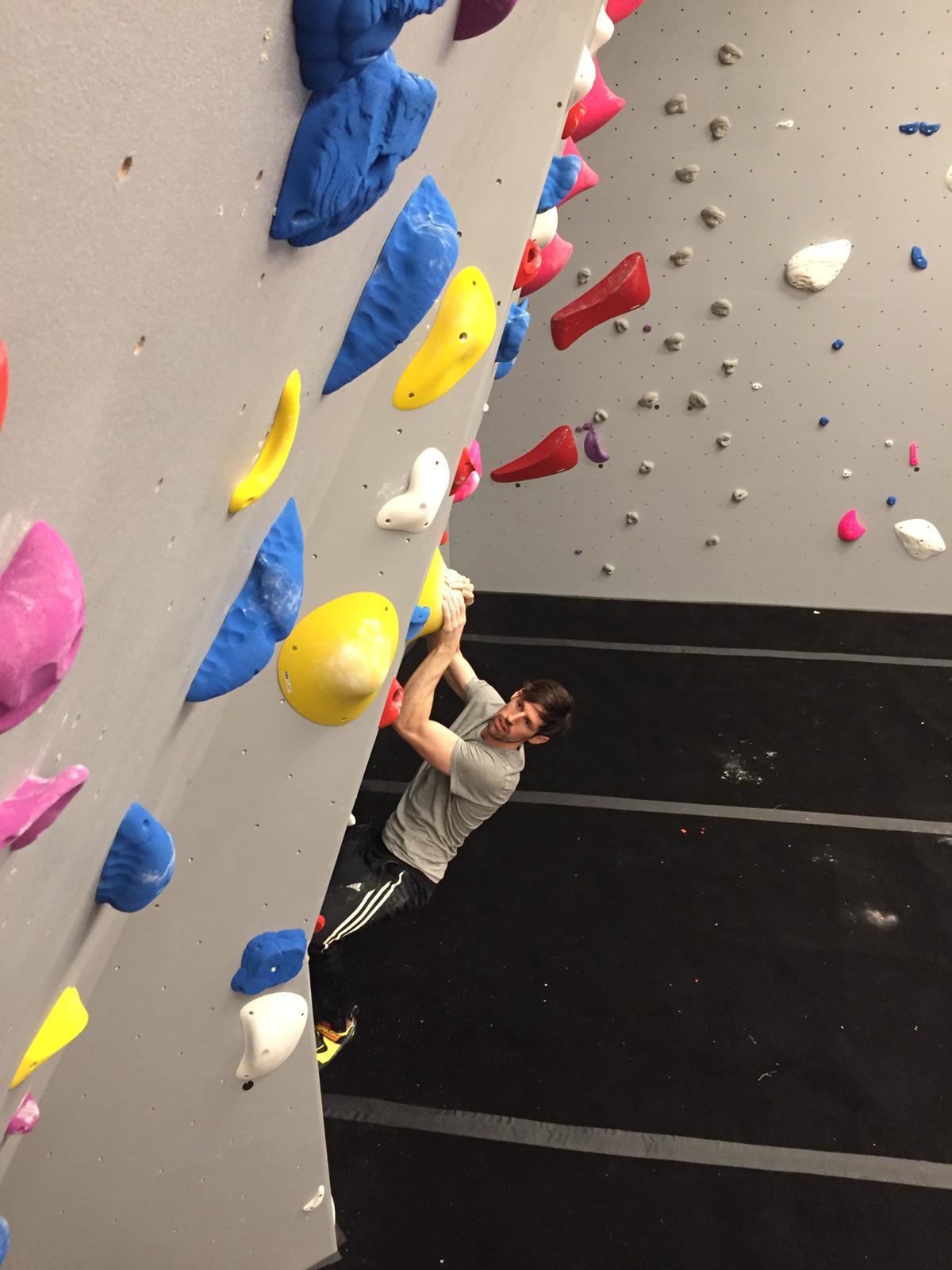 Bouldering in Swansea at The Climbing Hangar